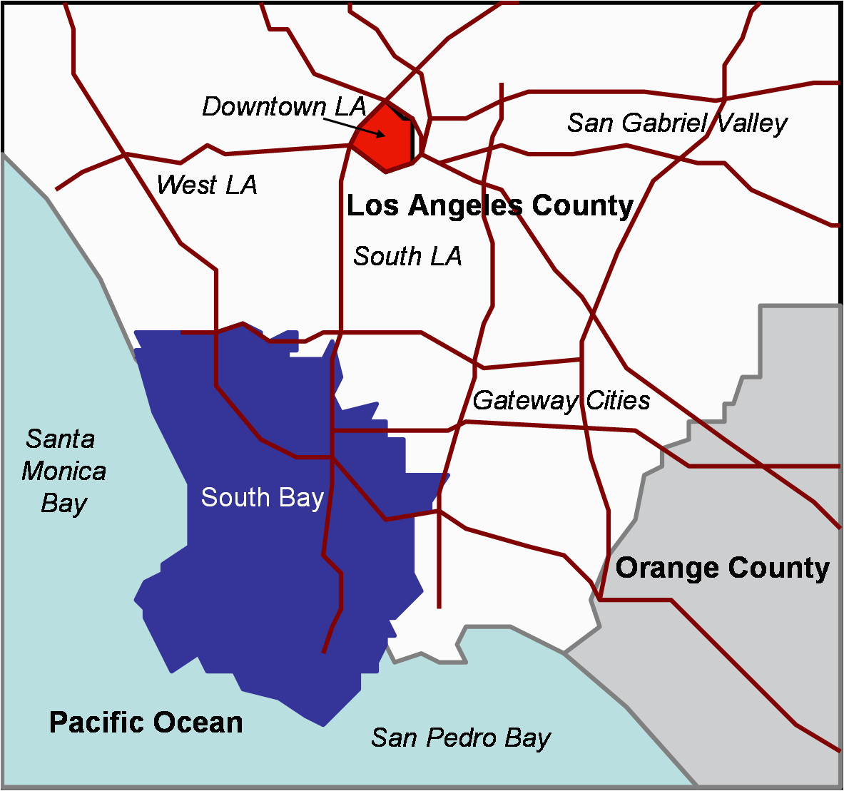 Los Angeles California Zip Code Map South Bay Los Angeles Wikipedia Los Angeles California Zip Code Map South Bay Los Angeles Wikipedia