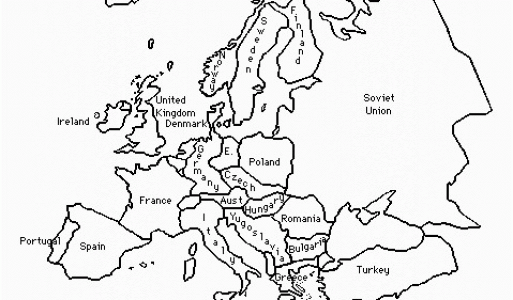 Map Of Europe Worksheet Map Of Europe Worksheet