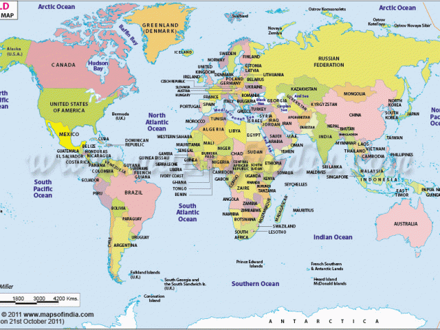 Interactive World Map Clickable Countriescities Interactive Map of ...