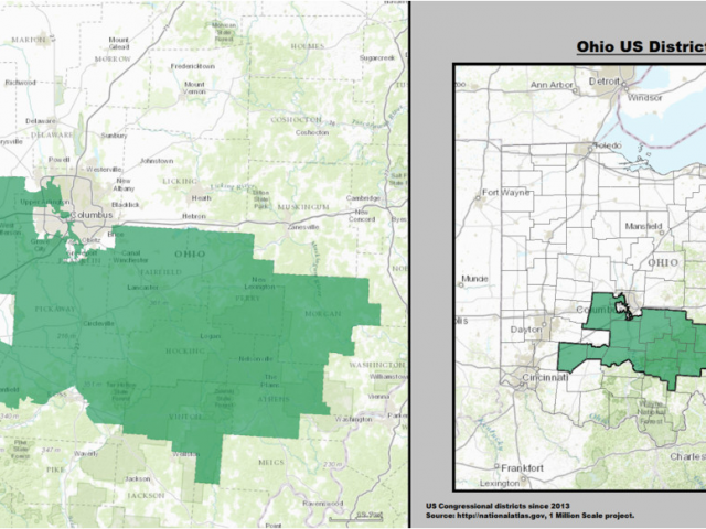 Map Of Ohio Congressional Districts Map